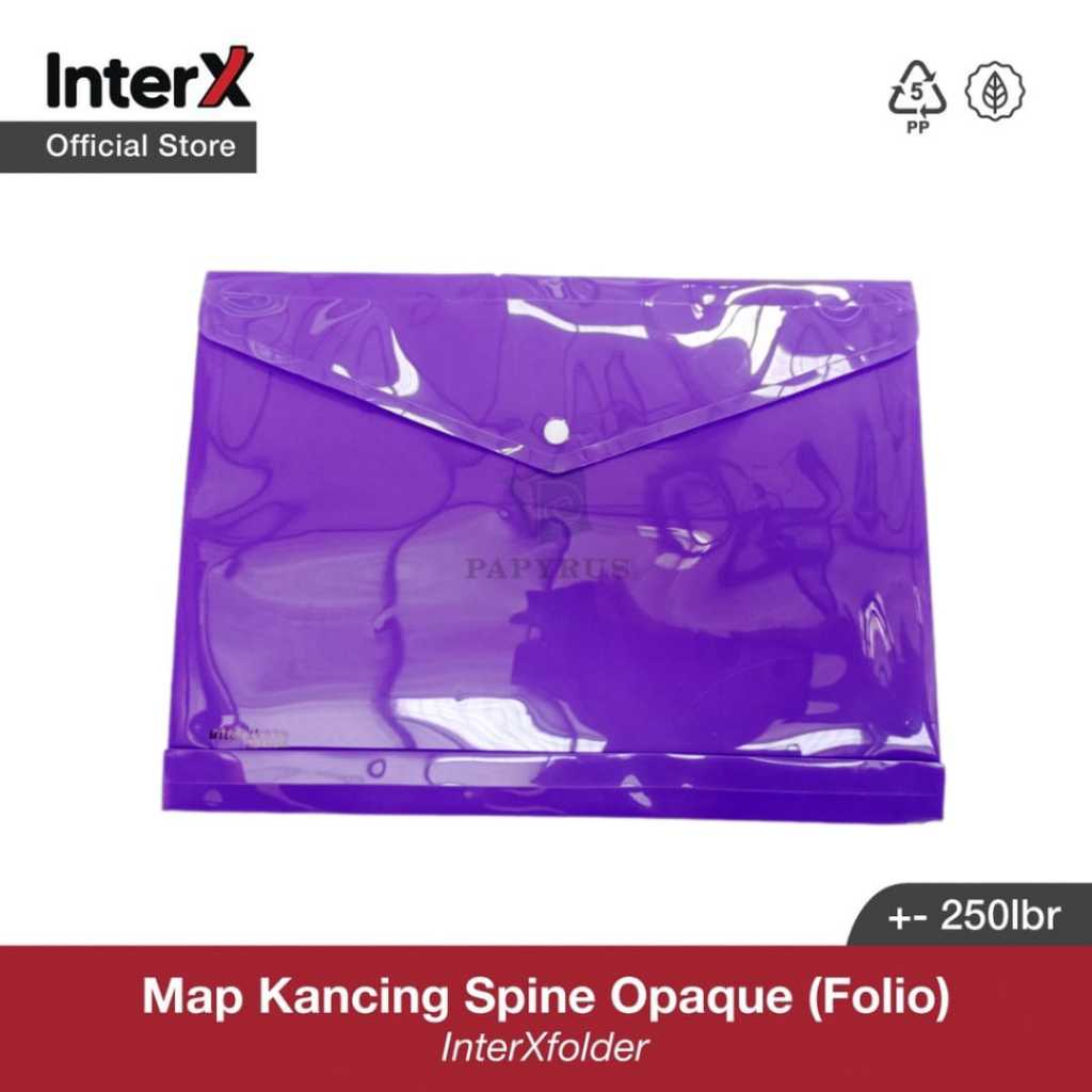UNGU Button PLASTIC MAP / BACK BUTTON MAP / DOCUMENT BAG / INTER-X ...