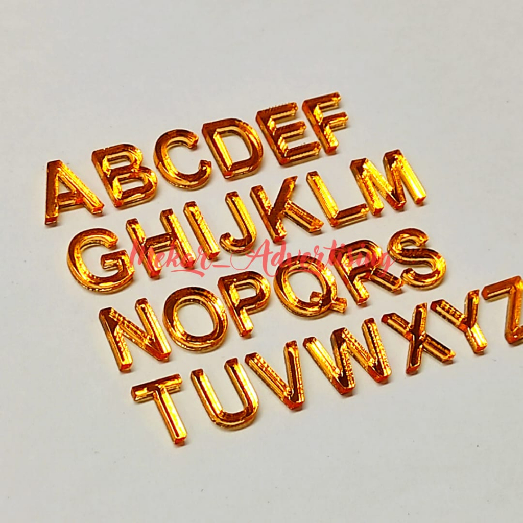 Gold Acrylic Letters | Gold Acrylic Numbers | Gold Acrylic Alphabet ...