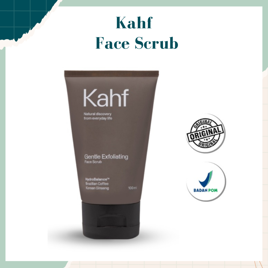 Kahf Gentle Exfoliating Face Scrub 100ml | Shopee Malaysia