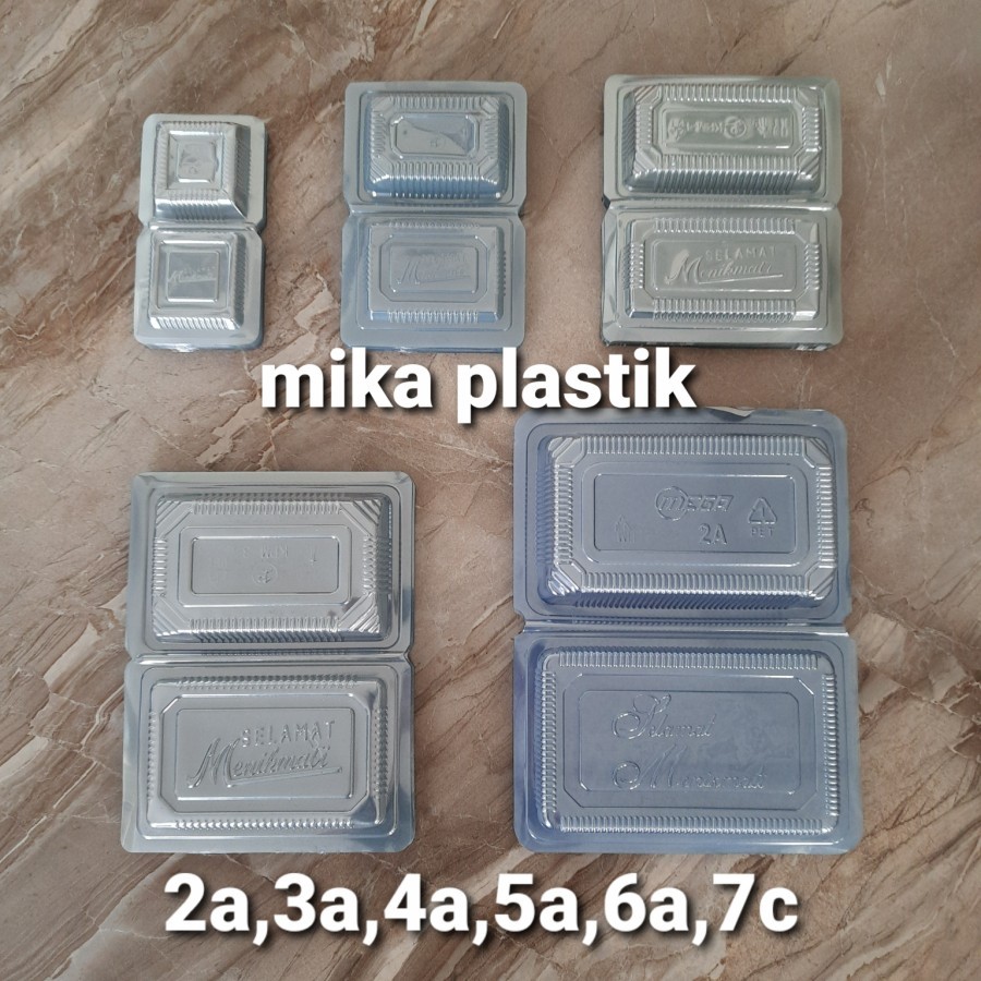 Plastic mica/uduk rice mica/cake uk.2a,3a, 4a, 5a, 6a, 7c, plastic mica ...