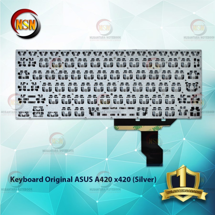 Vivobook A420 A420F A420U A420UA X420 Keyboard Silver | Shopee Malaysia