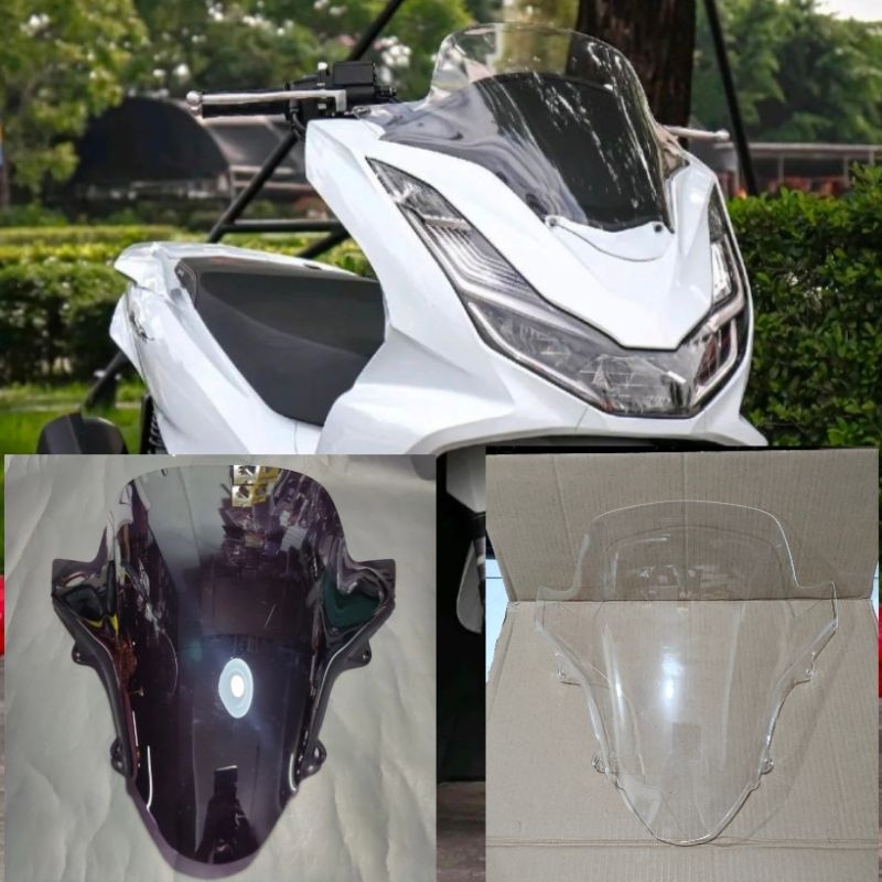 Windshield VARIATION HONDA PCX 160 STANDARD MODEL ACRYLIC MATERIAL 3 ...