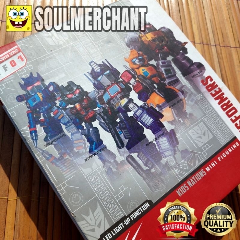 Kids NATIONS TRANSFORMERS KW SET 5pcs OPTIMUS PRIME BUMBLEBEE ...