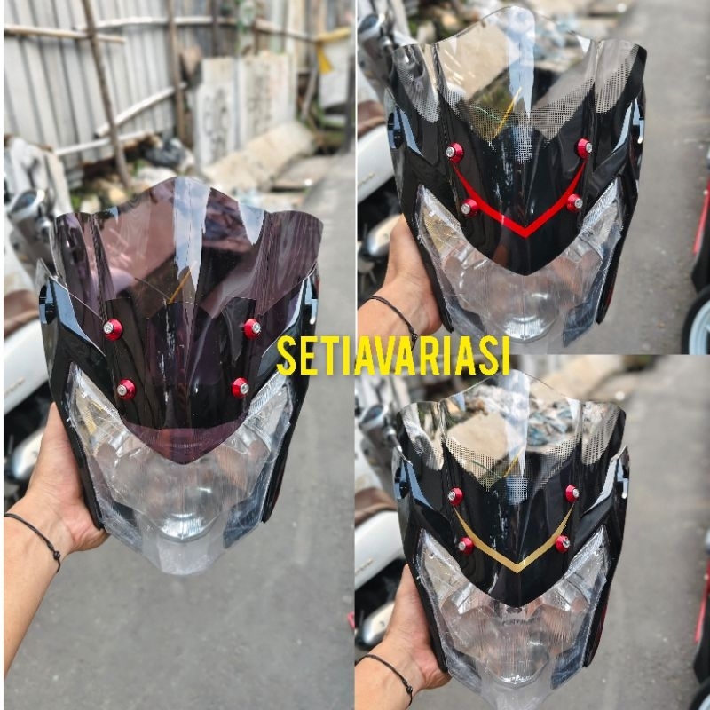 Visor BATMAN BLACK SERIES VIXION ADVANCE 2015 2016 | Shopee Malaysia