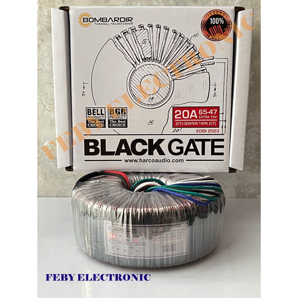 Travo TRAVO TRAVO TOROID 20A 65V 47V CT BLACKGATE BOMBARDIR DONAT 20A ...