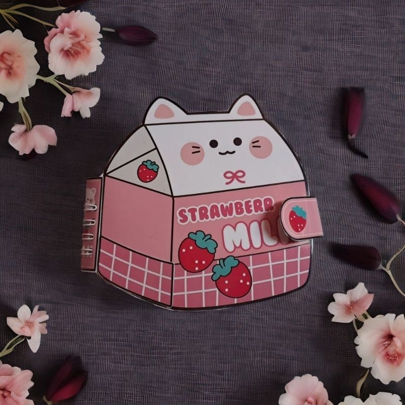 Dolan YUK (B006) - STRAWBERRY MILK Paper Doll Quiet Book Educational ...