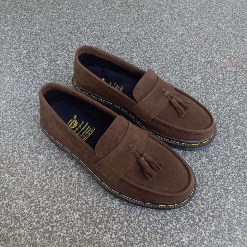 Docmart Penny Loafers Fullblack shoes / slipon shoes / men's formal ...