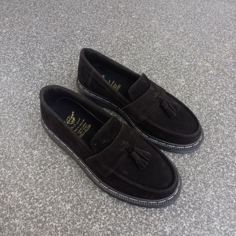 Docmart Penny Loafers Fullblack shoes / slipon shoes / men's formal ...