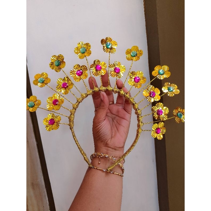 Malay headband crown/hijab crown | Shopee Malaysia