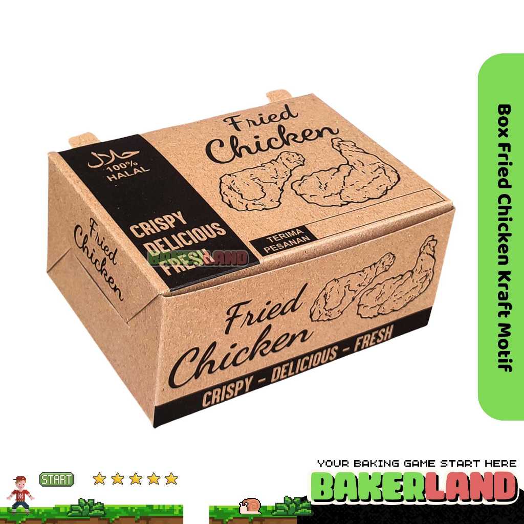Fried Chicken Box / Fried Chicken Box / Fried Chicken Packaging / Fried ...