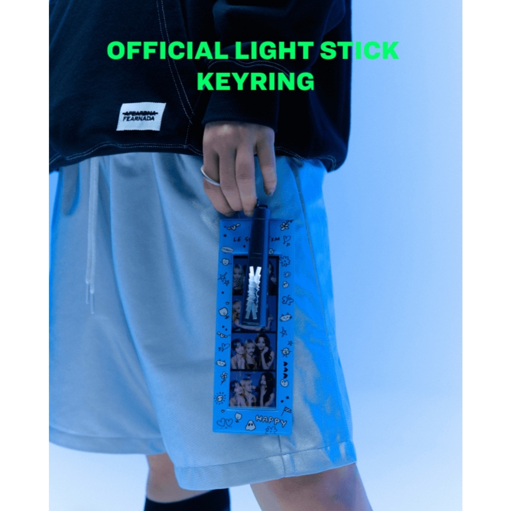 LE SSERAFIM OFFICIAL LIGHT STICK KEYRING (Sealed) | Shopee Malaysia