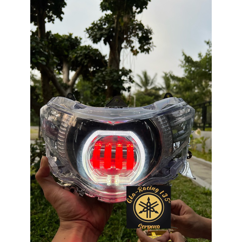 Mio m3 custome daymaker biled projie 4-lens Headlight | Shopee Malaysia