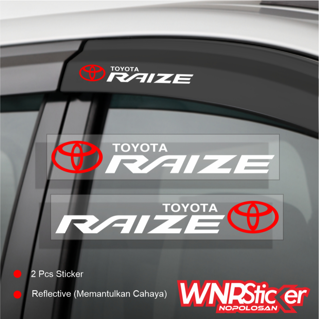 Cutting Stickers For Toyota Raize Car Gutter Variations | Shopee Malaysia
