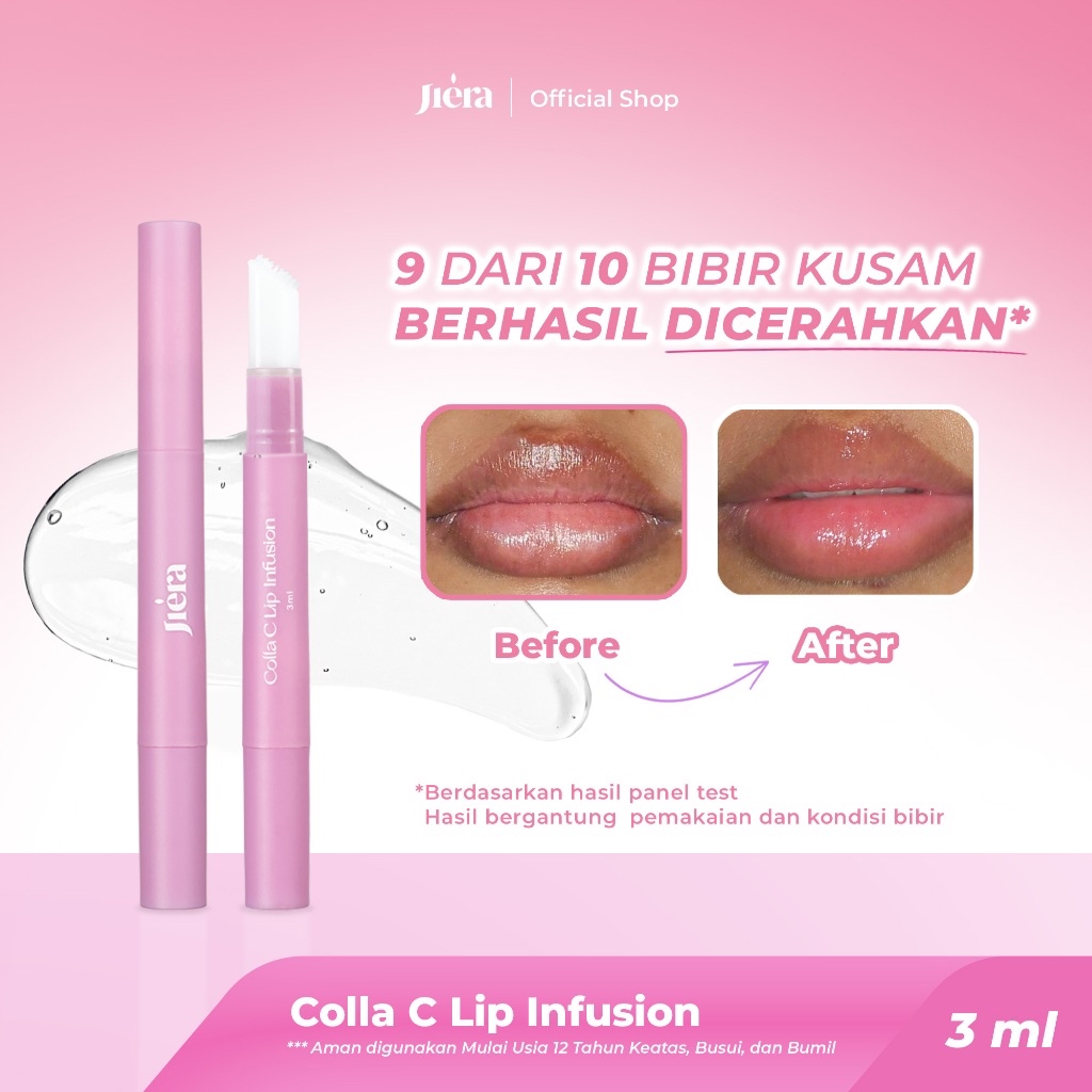 Jiera Colla C Lip Infusion (Lip Essence) - Bright and Moist Lips in 7 ...