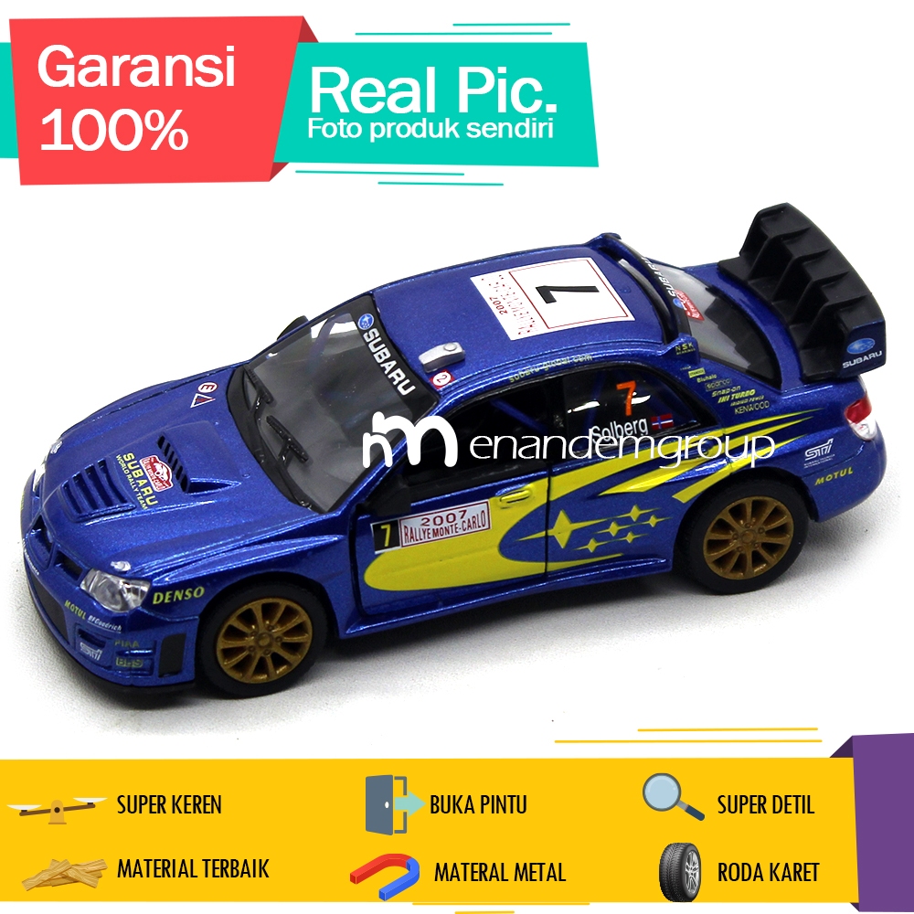 Diecast Miniature Toy Racing Car Subaru Impreza WRC 2007 Street Fighter ...