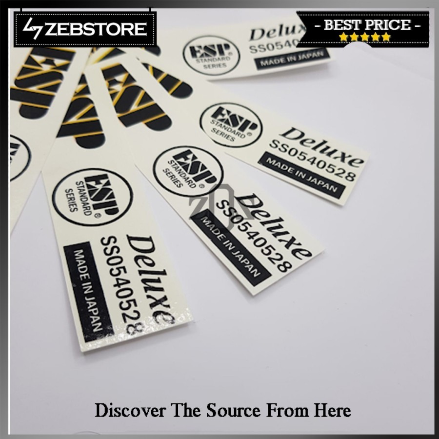 ESP Guitar Headstock Sticker Decal deluxe | Shopee Malaysia