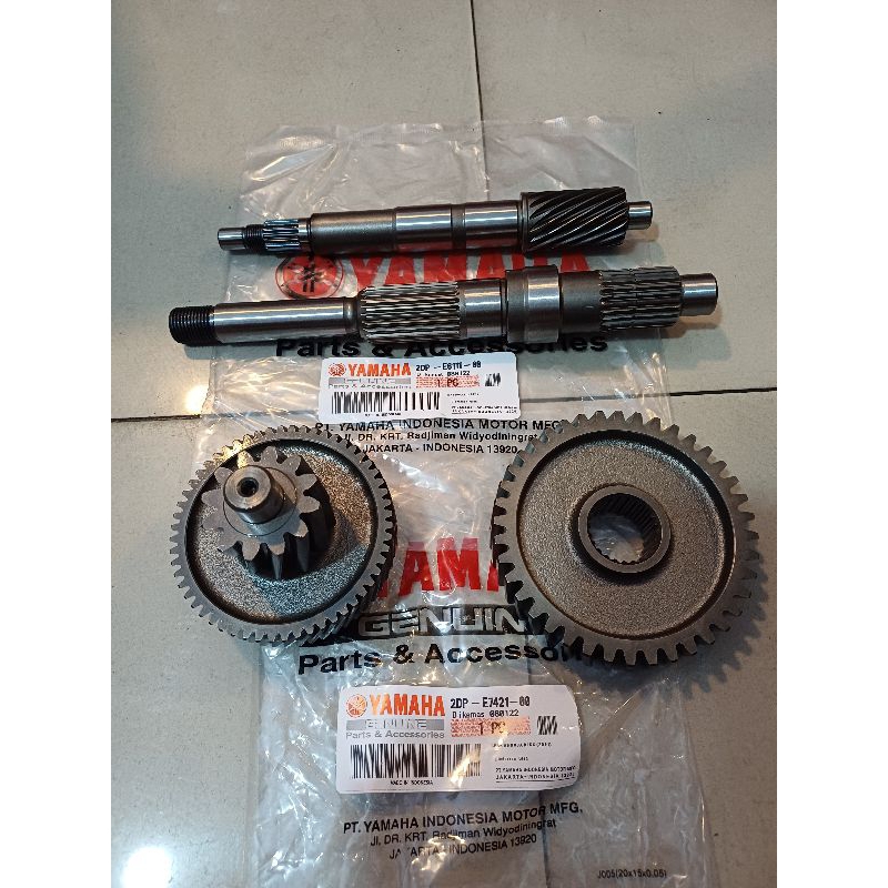 Gear Ratio assy set for Yamaha Nmax 155 old 2DP axle box gear pully old ...