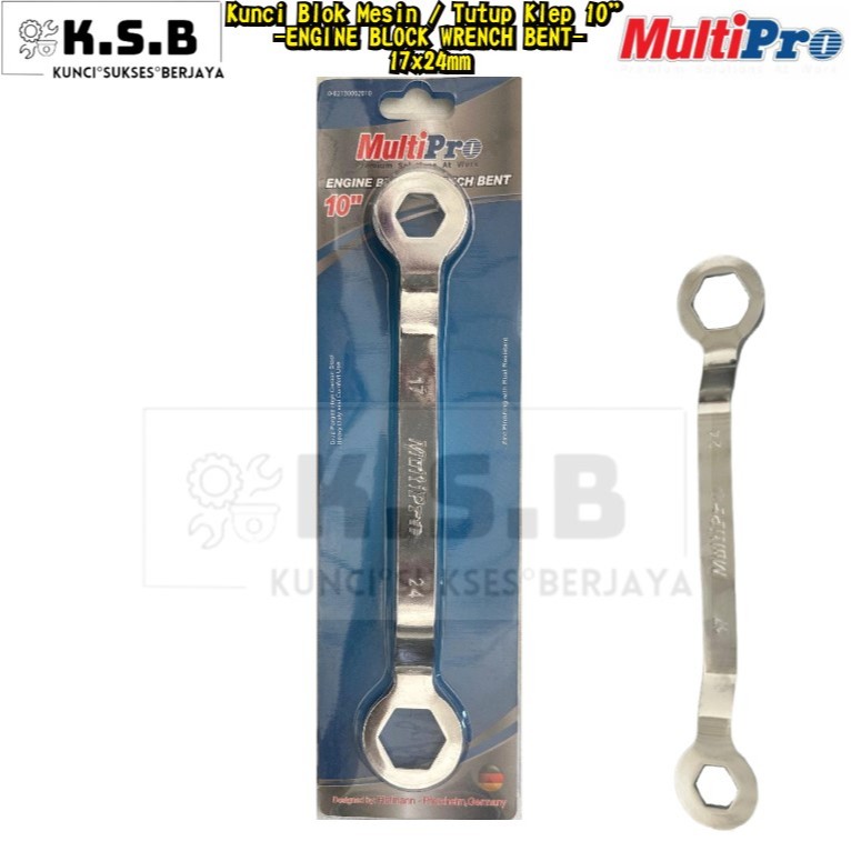 MESIN 10" 17x24mm BENT CVT ENGINE BLOCK Lock/Valve Lock/ENGINE BLOCK ...