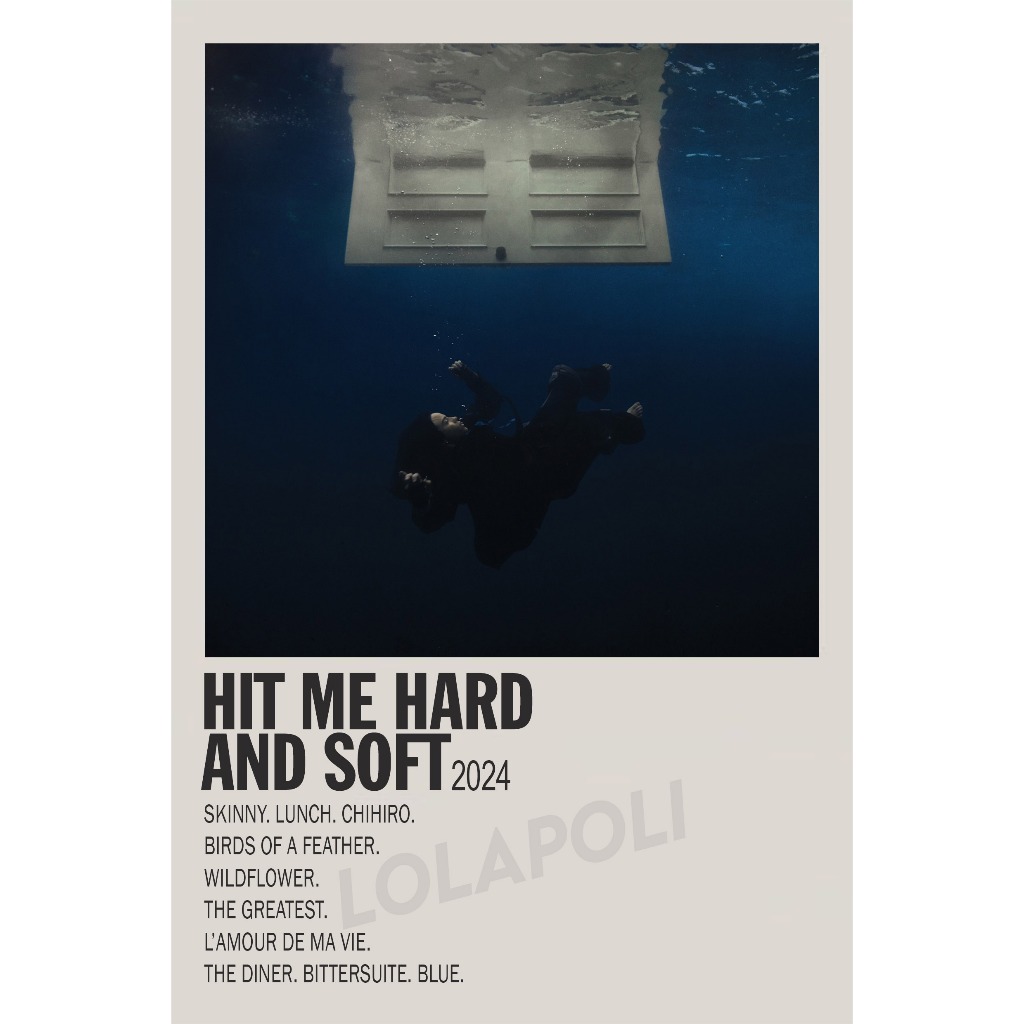 Hit Me Hard and Soft Album Cover Poster - Billie Eilish | Shopee Malaysia