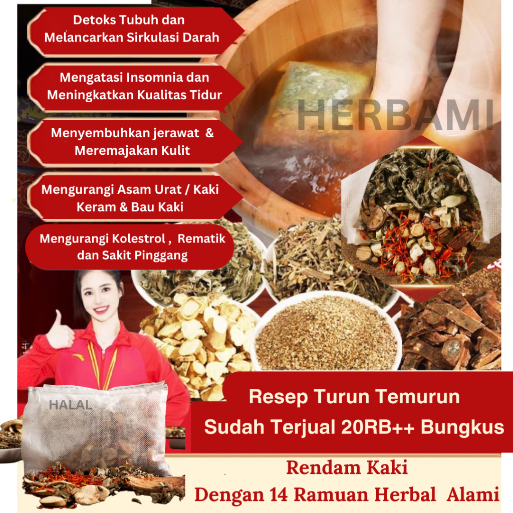 Herbami - Traditional Natural Herbal Foot Soak Powder Herbal Foot Soak ...