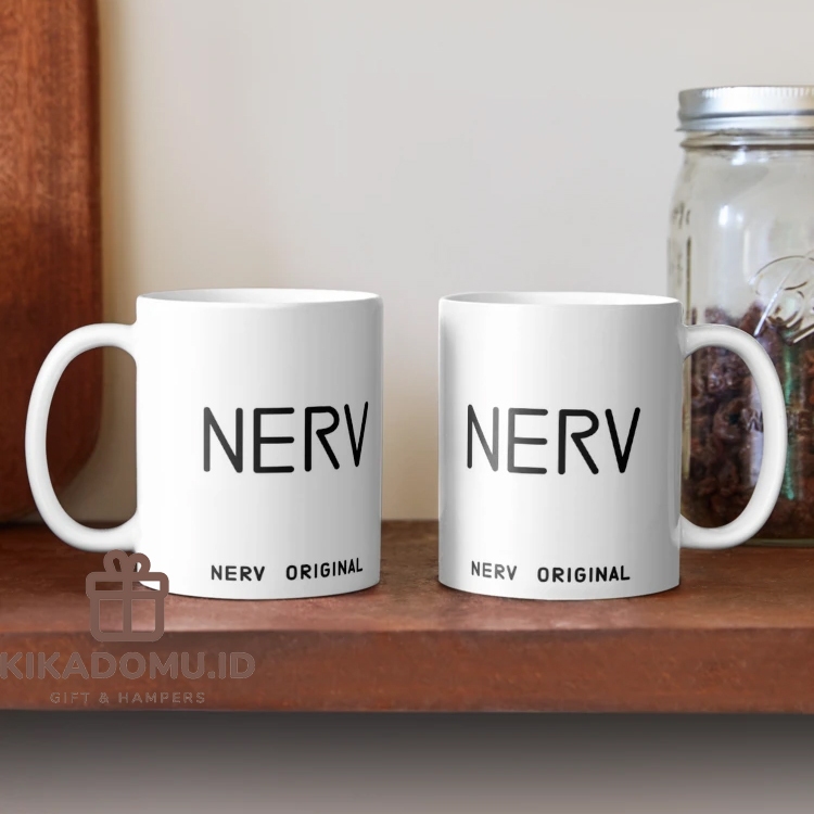 Evangelion Mug Screen Replica Nerv Original Coffee Anime Glass Mug ...