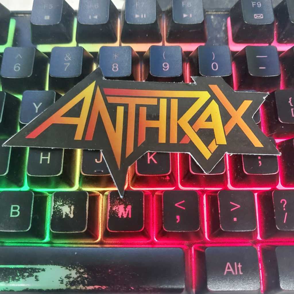 ANTHRAX LOGO - STICKER CUTTING / METAL / BAND INDIE / POP PUNK STIKER ...