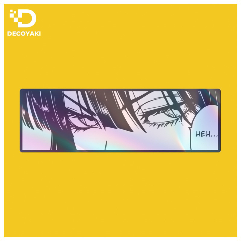 MATA Anime Eyes Holographic Slap Sticker, Anime Eyes Hologram Sticker ...