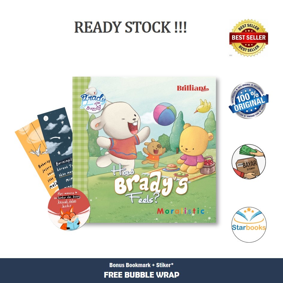 How Brady's Feels Book?: Brady The Bunny Series HC - Brilliant (Child ...