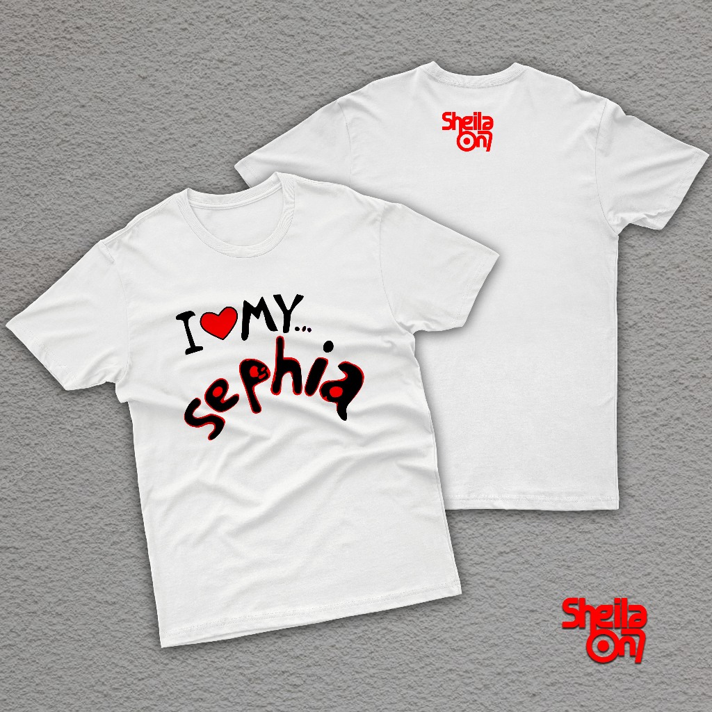 Sheila On Seven I LOVE MY SHEPIA Premium Band Merchandise T-shirt ...