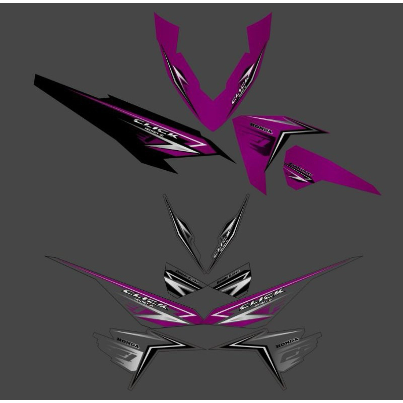 Striping STICKER Transparent VARIO LED OLD 125&150 CUSTOM PROPER ...