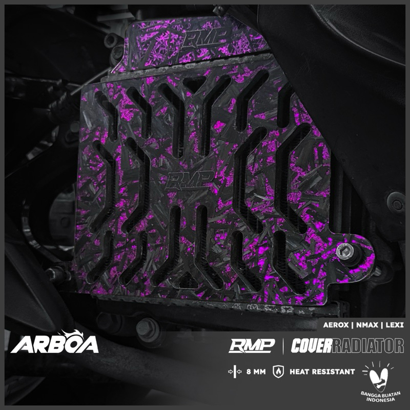 Radiator Cover Carbon Forged Aerox NEW OLD N Max Lexi Vario 125 Vario ...