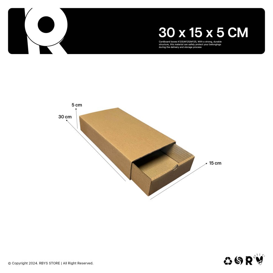 Cardboard BOX 30x15 x 5 CM | Cardboard Box | Shopee Malaysia