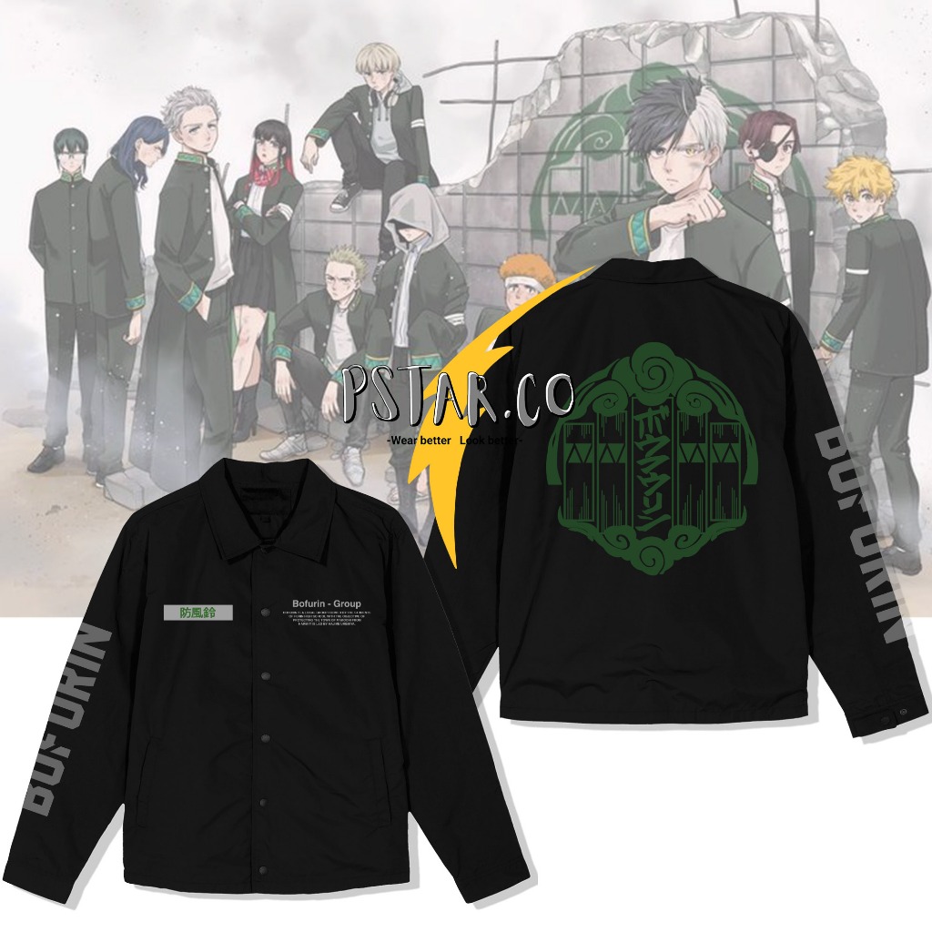 Coach Bofurin group Jacket anime windbreaker Japan | Shopee Malaysia