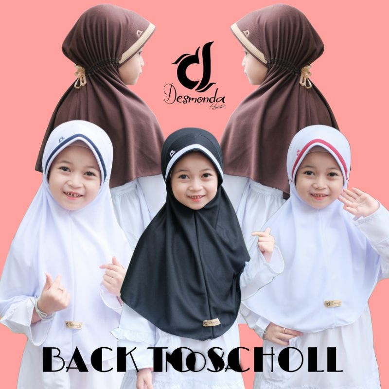 Hijab / children / BACK DRAWING-AYUKA/ SD AND SMP/ ALLSIZE / SCHOOL ...