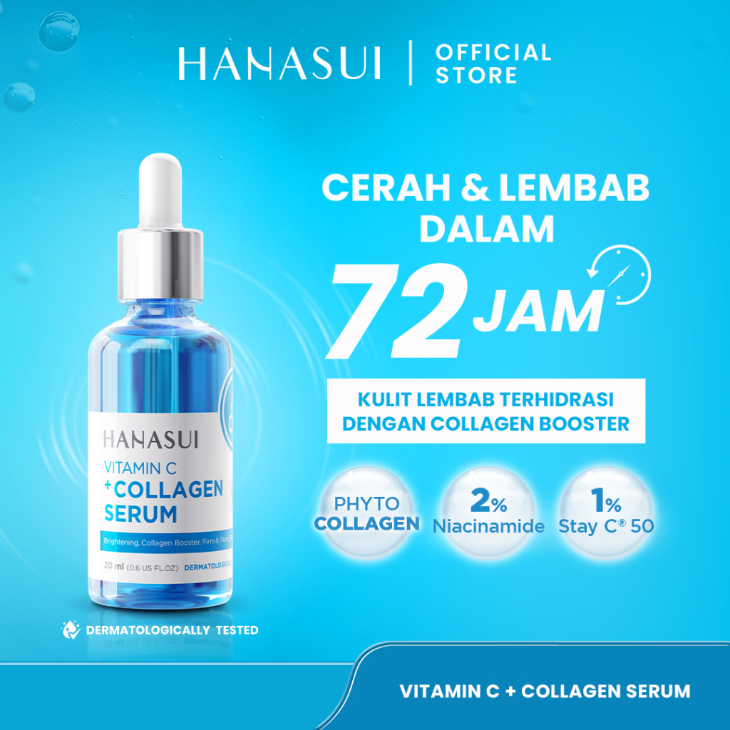 Hanasui Vitamin C + Collagen Serum - Moist, Hydration & Brightening ...
