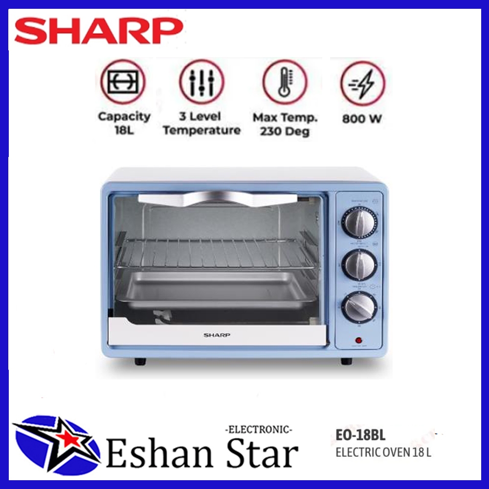 SHARP Electric Oven 18L EO18BL | Shopee Malaysia
