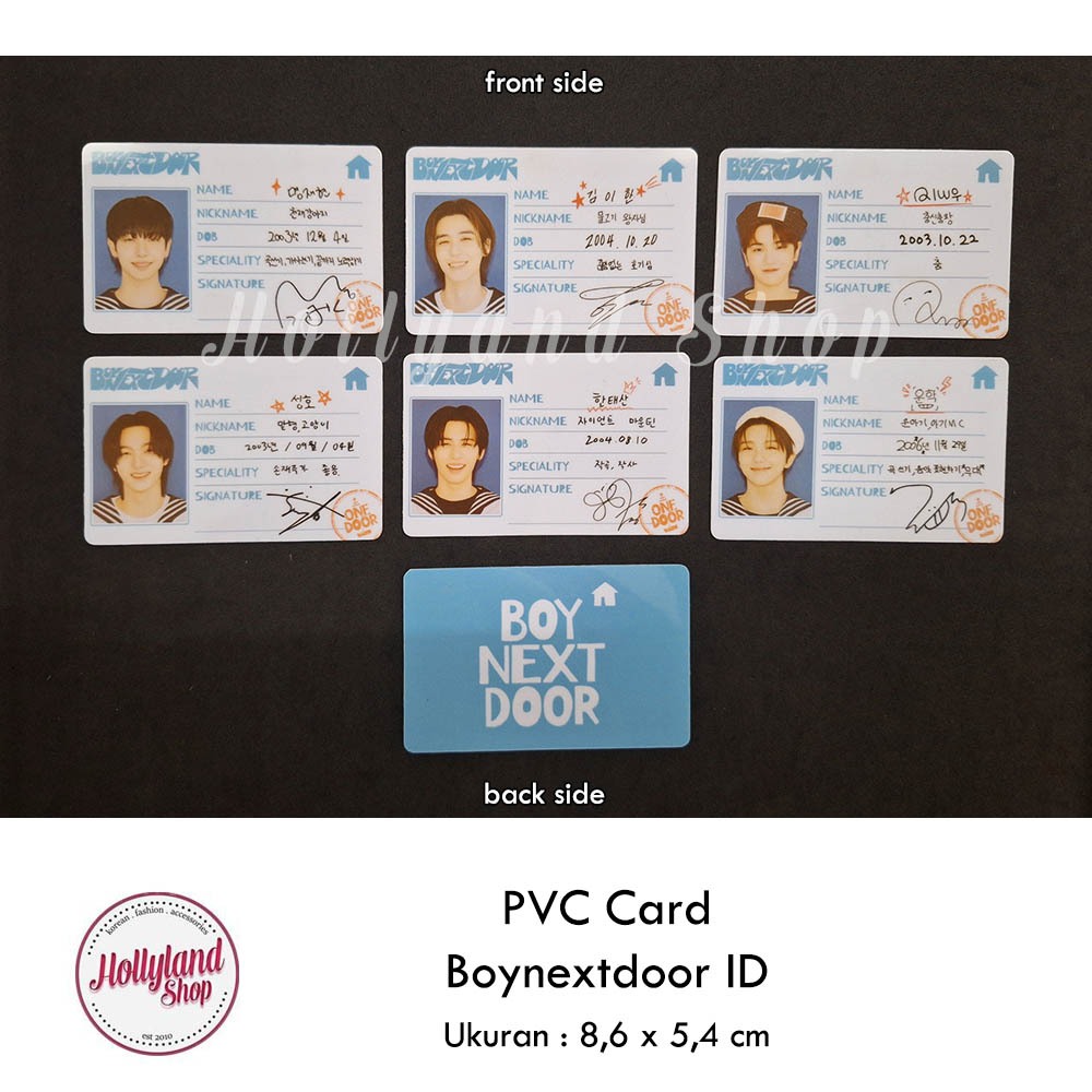 Boynextdoor PVC ID Card | Shopee Malaysia