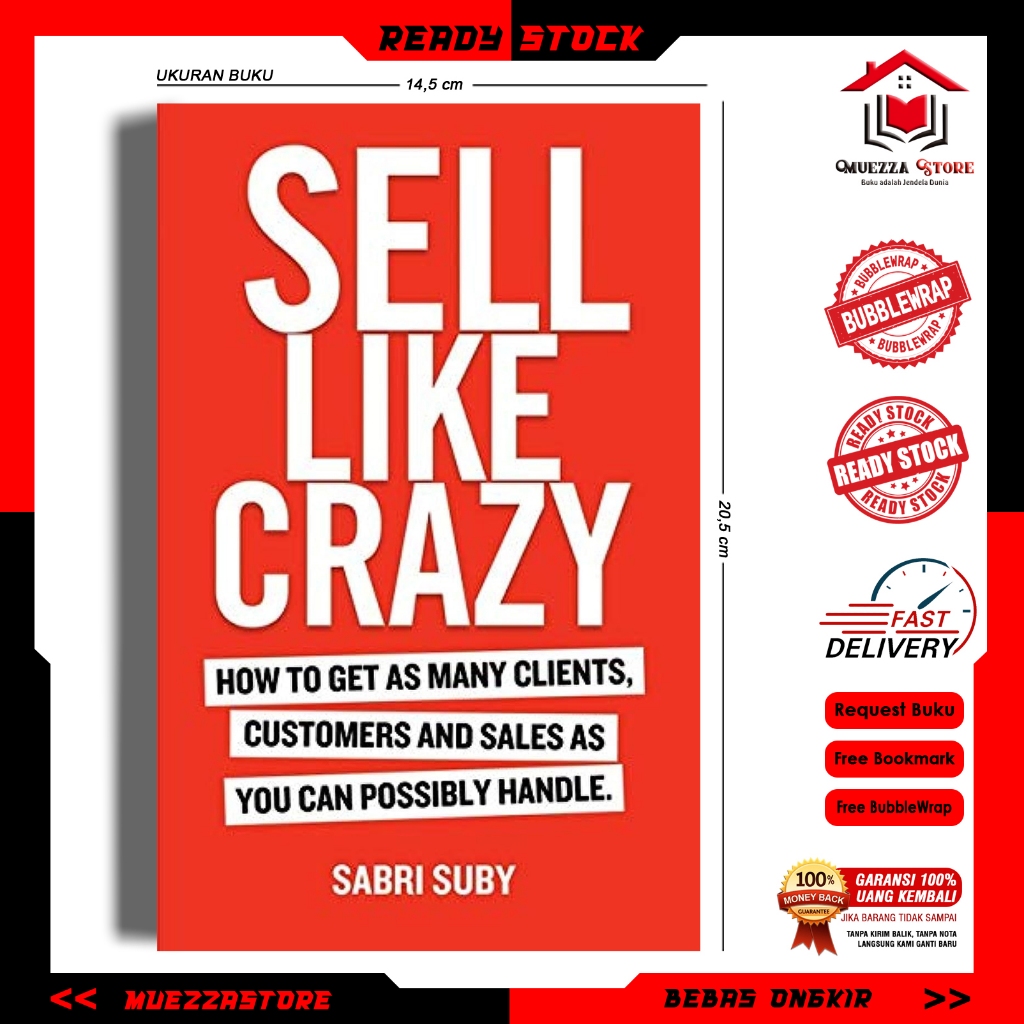 Sell like Crazy by Sabri Subi (English/Indonesia) | Shopee Malaysia