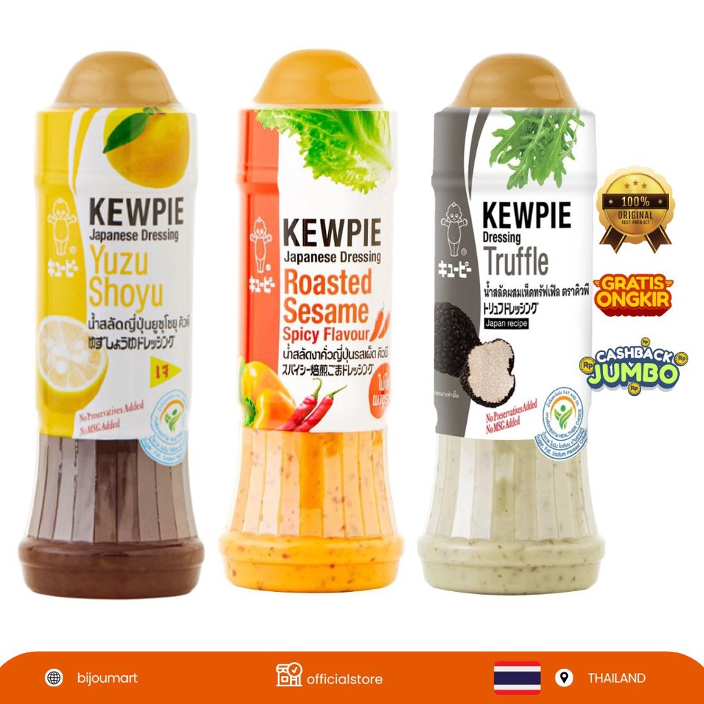 Original THAILAND] 1.Kewpie Truffle 2.Kewpie Japanese Dressing Roasted ...