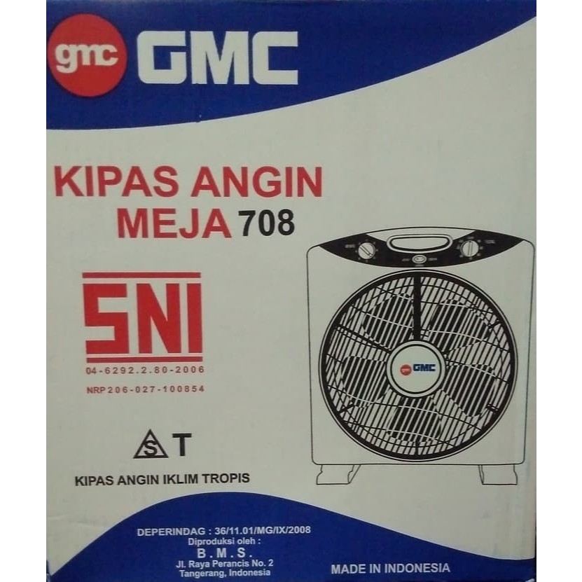 Gmc fan sitting model 12 inch / box fan 708 | Shopee Malaysia