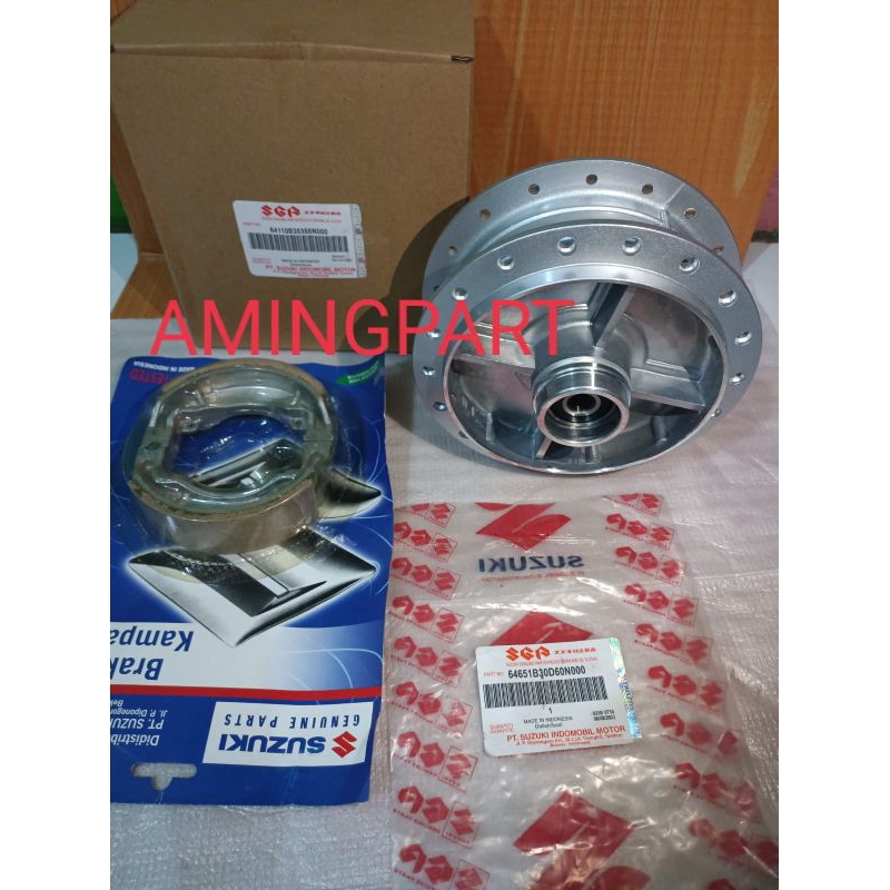Rear TROMBOL+Rear Brake Pads SUZUKI SMASH SMASH 110 OLD OLD SMASH NEW ...