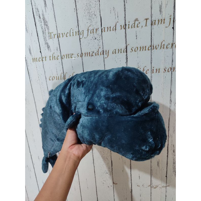 HITAM Original Black whale Doll shakurel planet whale fish UK jumbo ...