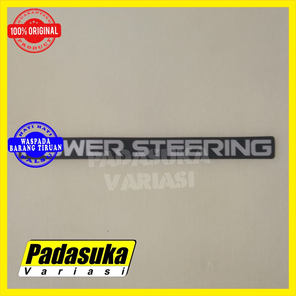 [5 / 10 Set] KM Power Steering Sticker001330Aw Power Steering Sticker ...