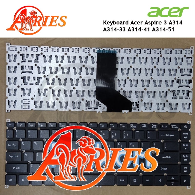 Acer Aspire 3 A314-33 A314-41 Aspire 5 A514-51 Laptop Keyboard | Shopee ...