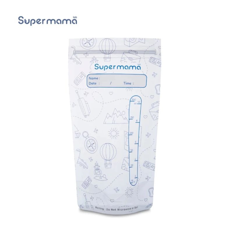 Supermama Lab BREAST MILK BAG - BREAST MILK BAG 300ml Super Mama Lab ...