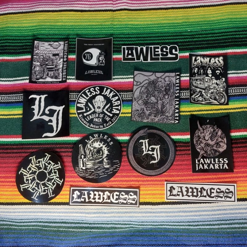 Sticker - LAWLESS - VOL 2 | Shopee Malaysia