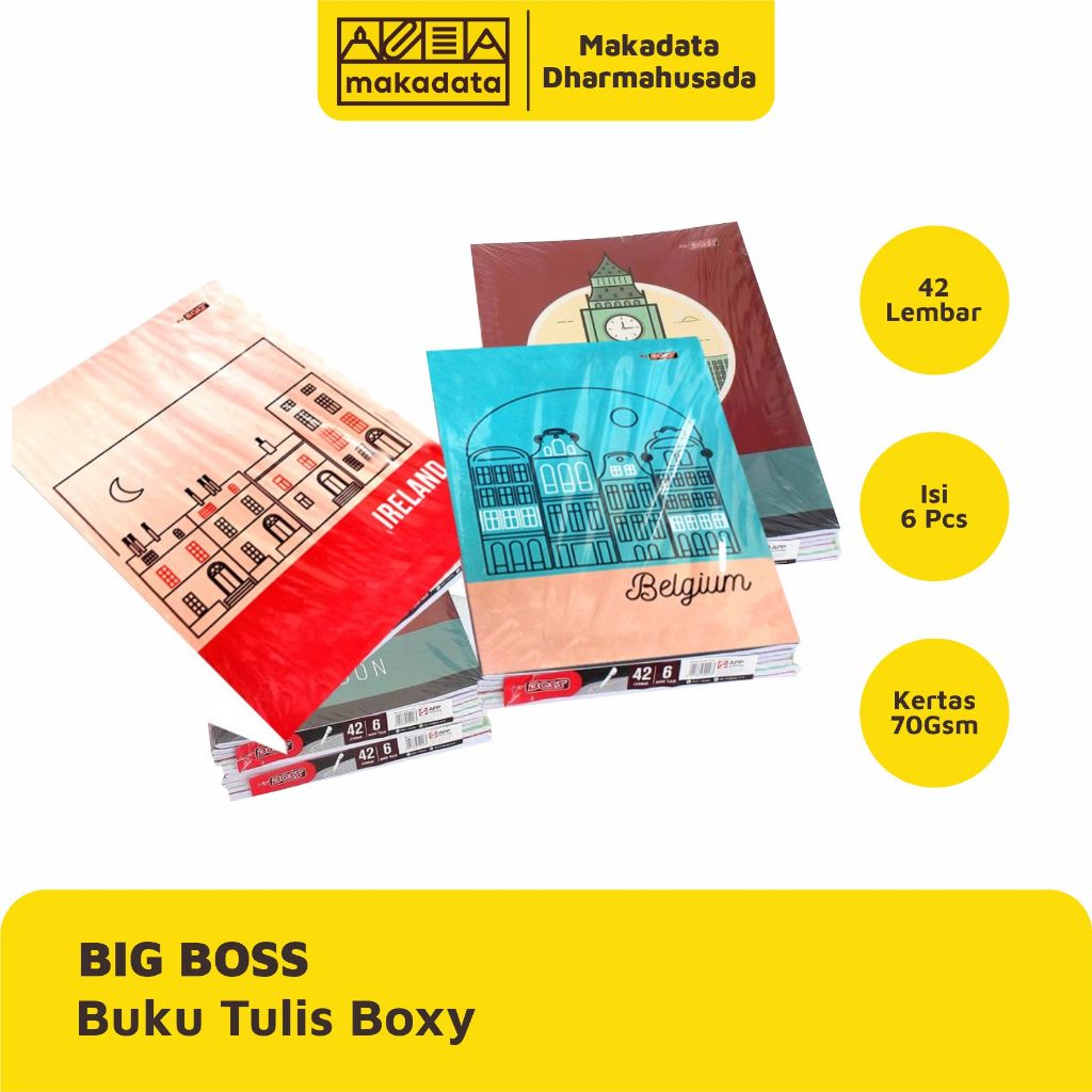 Big BOSS Book 42 Sheets 6pcs/PACK | Shopee Malaysia