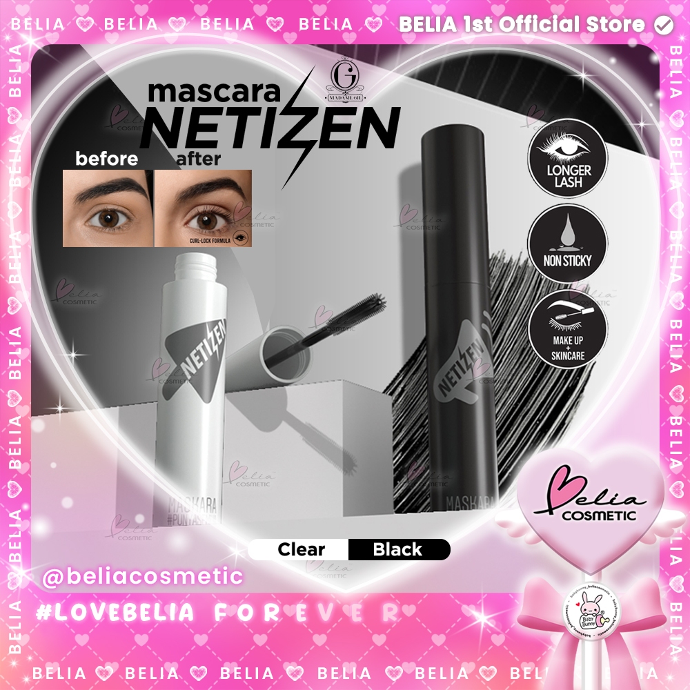 MATA YOUNG MADAME GIE Netizen Mascara Black Fiber | Waterproof Mascara ...