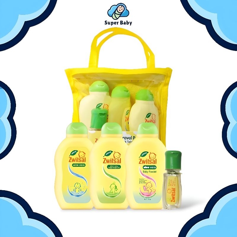 Baby HAMPERS ZWITSAL MINI TRAVEL KIT PACK BABY GIFTSET 1 SET CONTAINS 4 ...