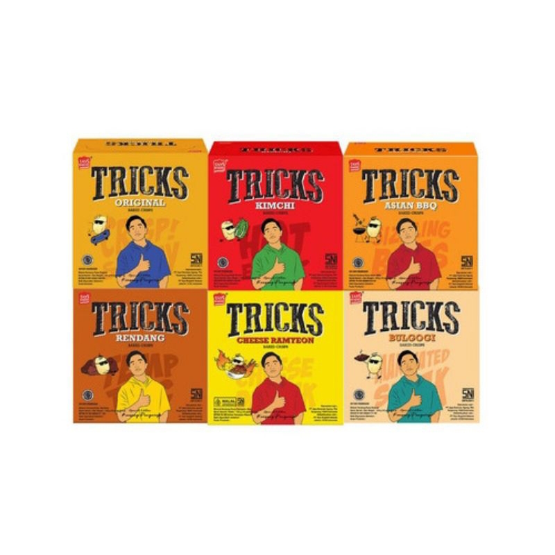 Tricks Baked Crips Potato Biscuits 1pack - Jogja Food | Shopee Malaysia